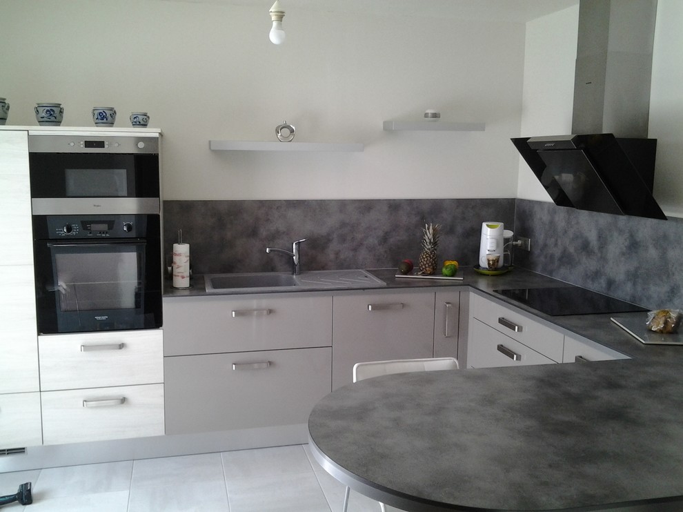 Modèle TECHNO LOFT - Kitchen - Reims - by COMERA Cuisines - Joinville ...