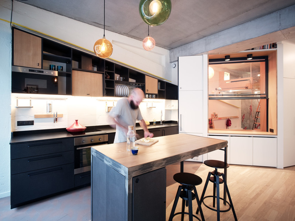 Paris 18 - Contemporary - Kitchen - Paris - by Atelier Pelpell | Houzz