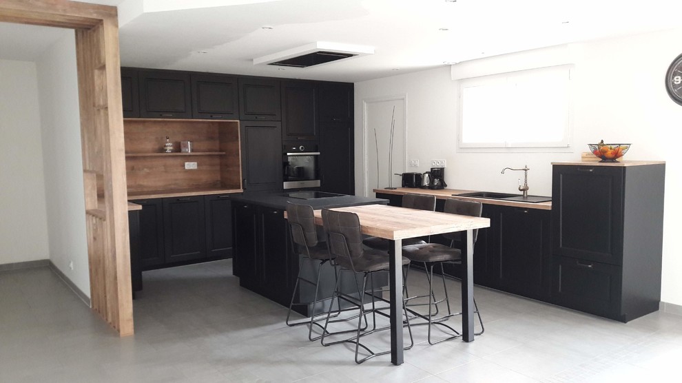 Réalisations Mr et Mme M. - La Harmoye // Cuisine - Kitchen - Rennes - by Créa Cuisines | Houzz