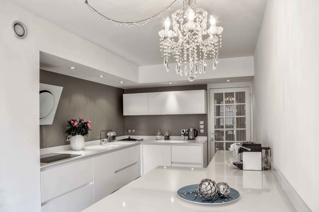 Rénovation d'un appartement 90' - Contemporain - Cuisine - Grenoble ...