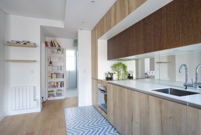 Rénovation d'un appartement de 40m2 - Kitchen - Paris - by SHK ...