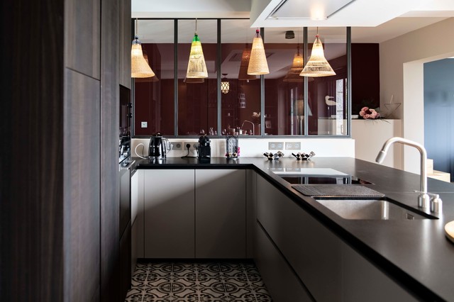 Rénovation d'une maison bretonne - Kitchen - Brest - by Octant Design ...