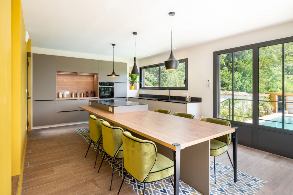 Cuisine dans une maison bourgeoise - Modern - Kitchen - Lyon - by April ...