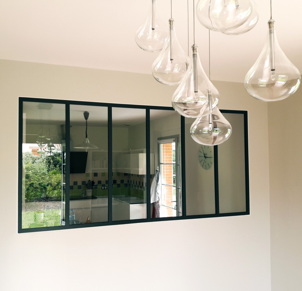 Verrière sur mesure Toulouse - Industrial - Kitchen - Toulouse - by ...