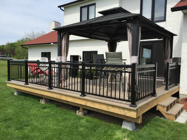 16' x 20' Vinyl Decking with Aluminum Railing - Contemporain - Terrasse en Bois - Ottawa - par ...