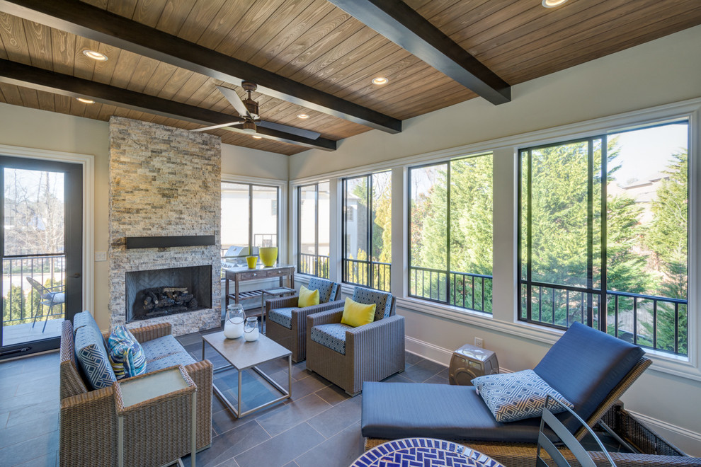 A Breathtaking Deck - Contemporary - Deck - Atlanta - by Weidmann ...