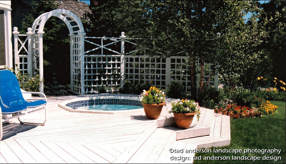 A Garden Deck Setting 1. Minnesota Deck Design. - Traditional - Deck ...