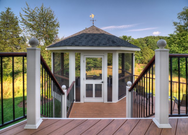 Screened Gazebo For Deck 16 Creative Screened In Porch And Deck Ideas