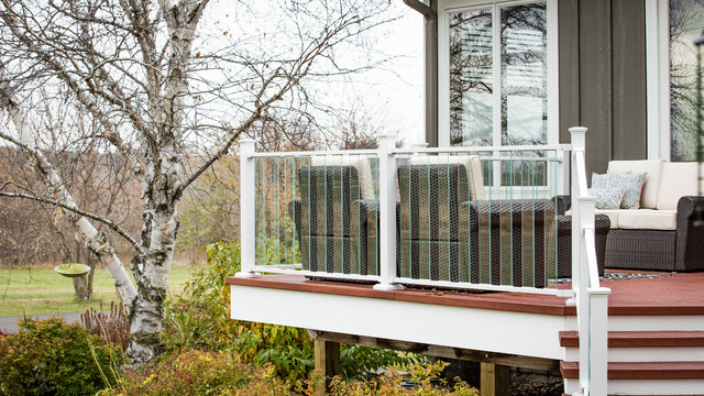 Adam & Staci’s Window, Siding, & Decking Project - Modern - Terrace ...