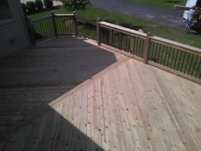 Angled Wood Deck - Deck - Other - by BKH Development, LLC | Houzz AU