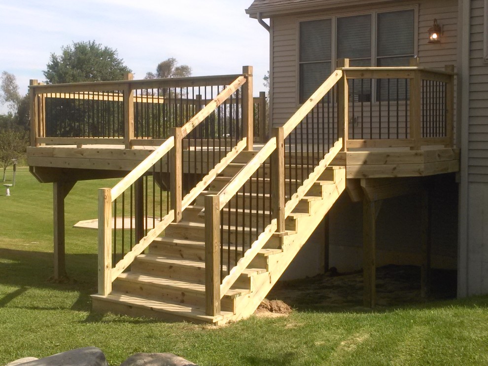 Angled Wood Deck - Deck - Other - by BKH Development, LLC | Houzz