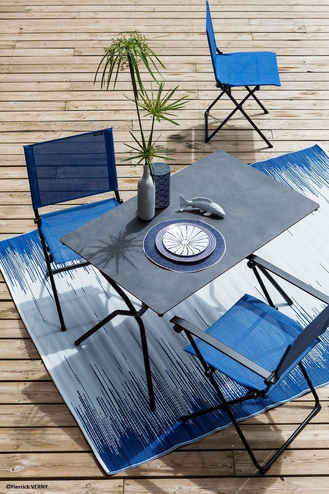 Anytime Folding Chairs with Anytime Square Table - Deck - Denver - by ...