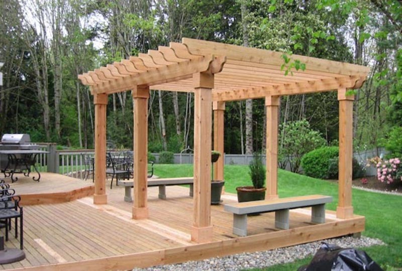 Arbors and Trellises - Deck - Seattle - by Cedar Decks Construction | Houzz