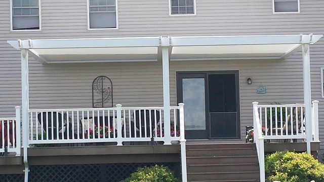 Arcadia Louvered Roofs for decks - Contemporain - Terrasse en Bois ...