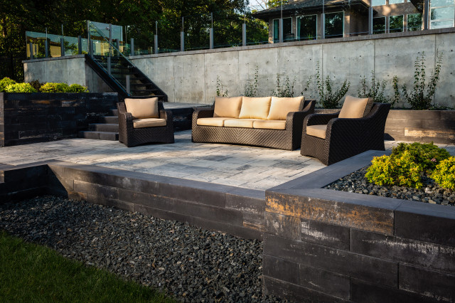 Architextures Wall - Contemporary - Deck - Other - by Barkman Concrete ...