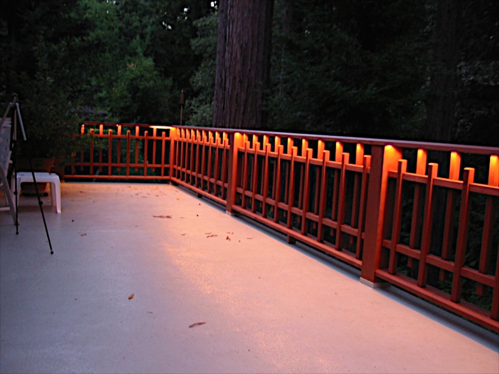 Asian Inspired Deck Railing - Asian - Deck - Other - by Urbana Design ...
