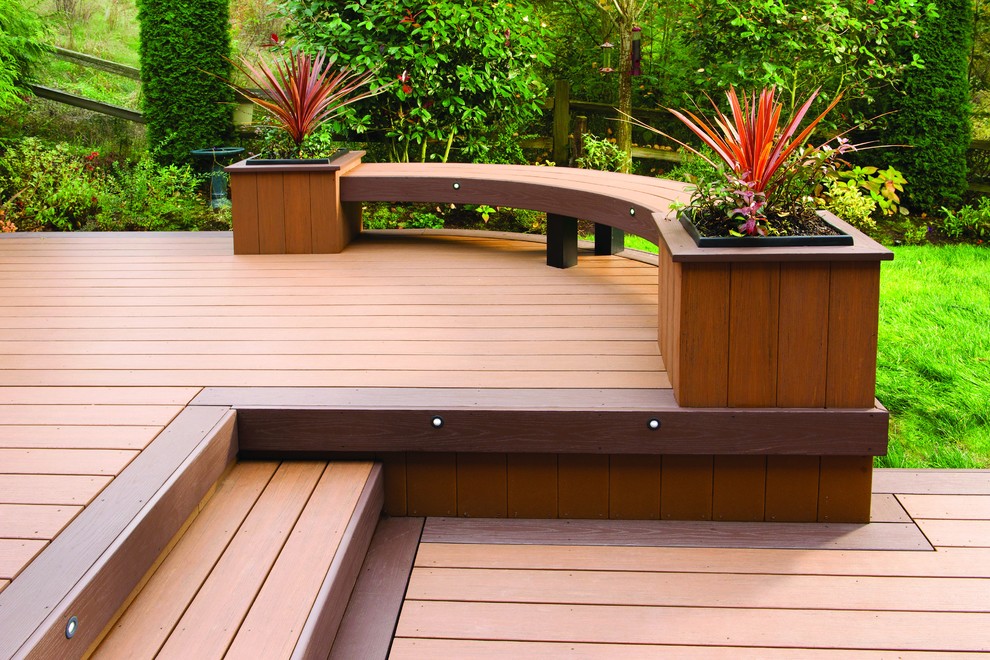 AZEK Arbor Collection in Morado with AZEK Harvest Collection in Kona ...