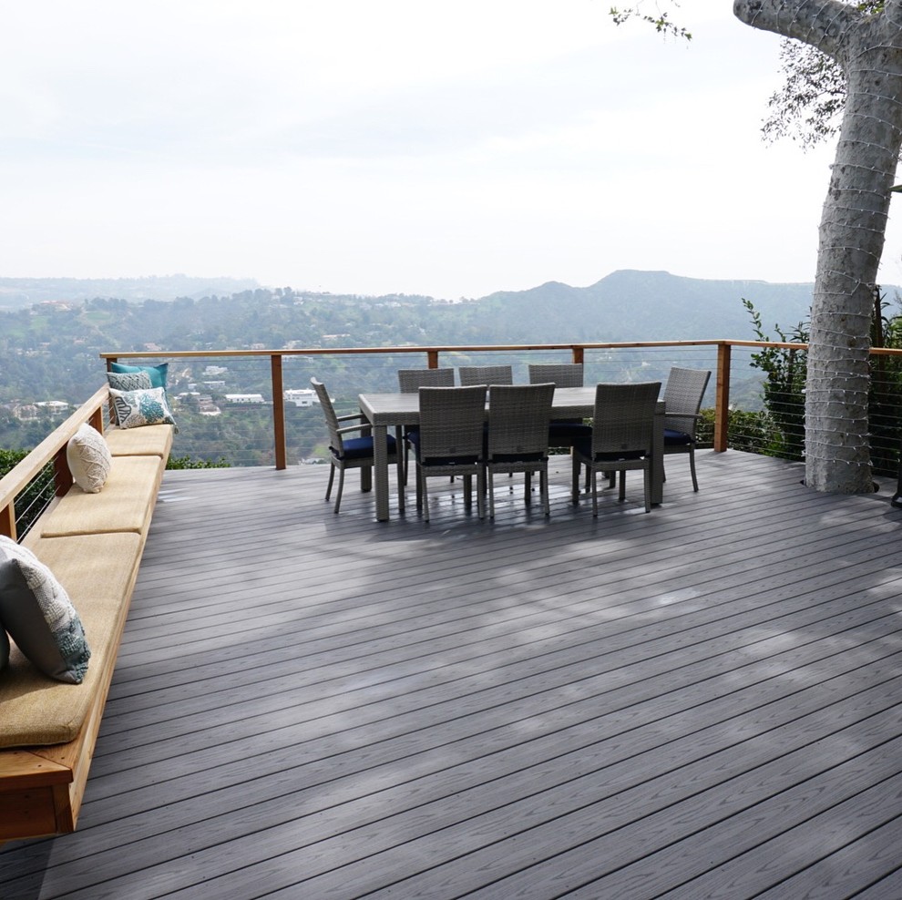 Azek deck with cable railing - Modern - Deck - Los Angeles - by LA ...