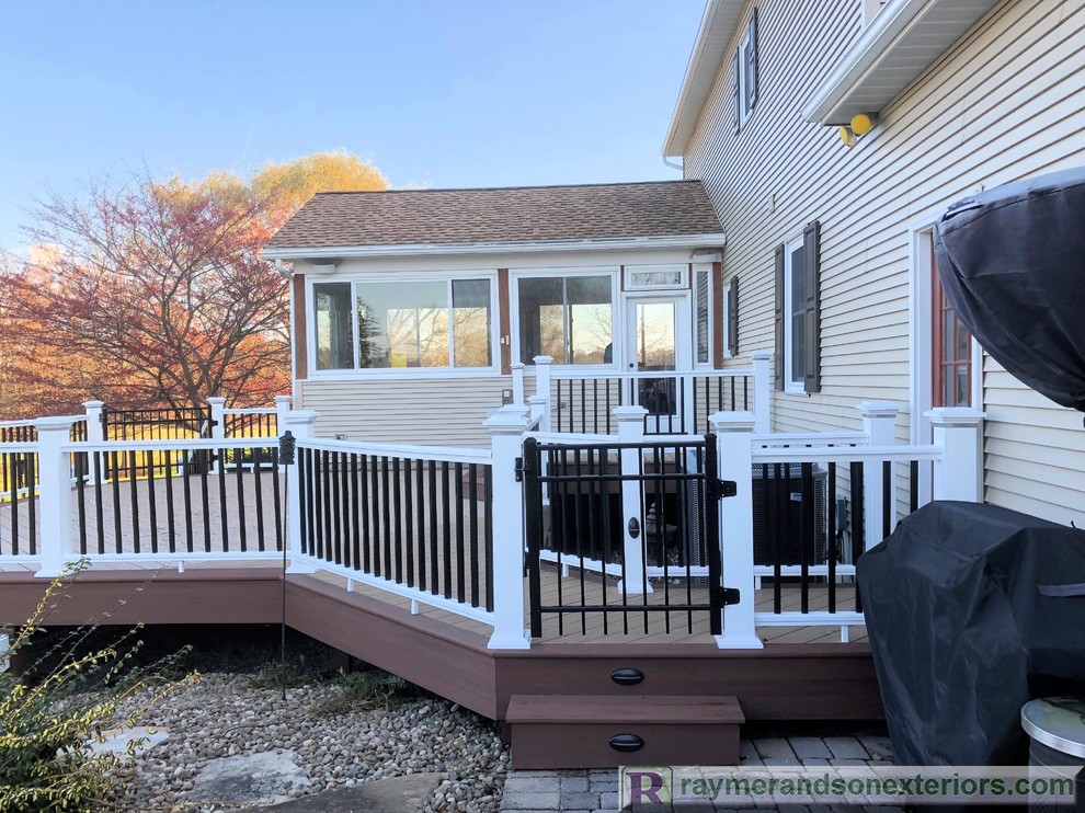 Azek Vinyl Deck with LED Lighting - Modern - Deck - Other - by Raymer ...