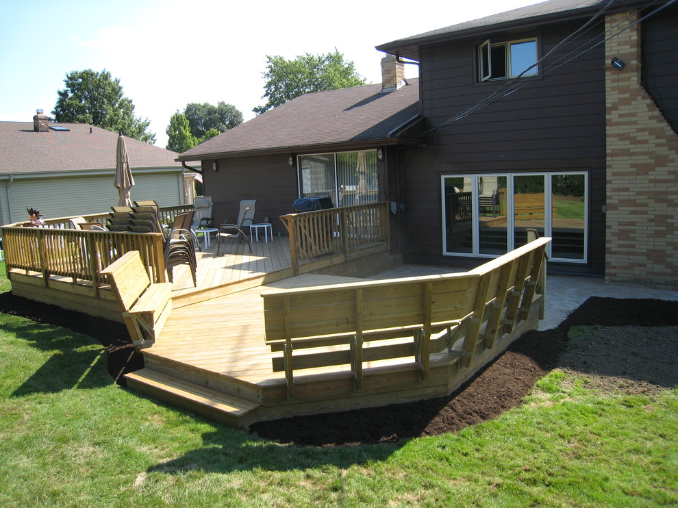 Backyard Deck - Craftsman - Deck - Cleveland - by Acclaim Renovations ...