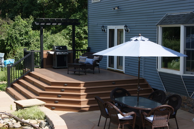 Backyard oasis design with a fusion of settings and functions ...