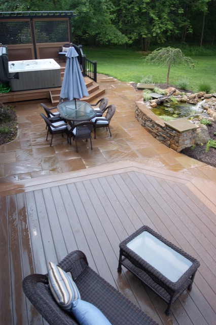 Backyard oasis design with a fusion of settings and functions ...