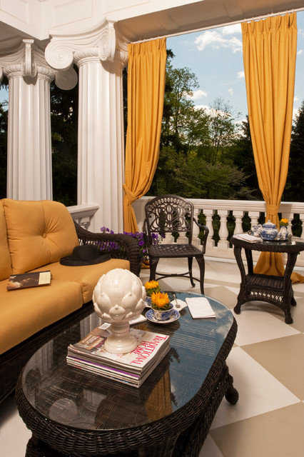 Balcony and Vestibule Stonebridge Mansion - Traditional - Terrace ...