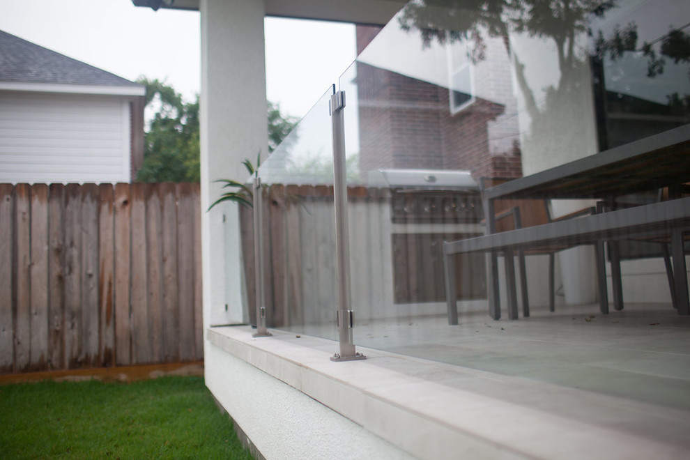 Balcony Glass Railing - Modern - Deck - Houston - by Houston Stair ...