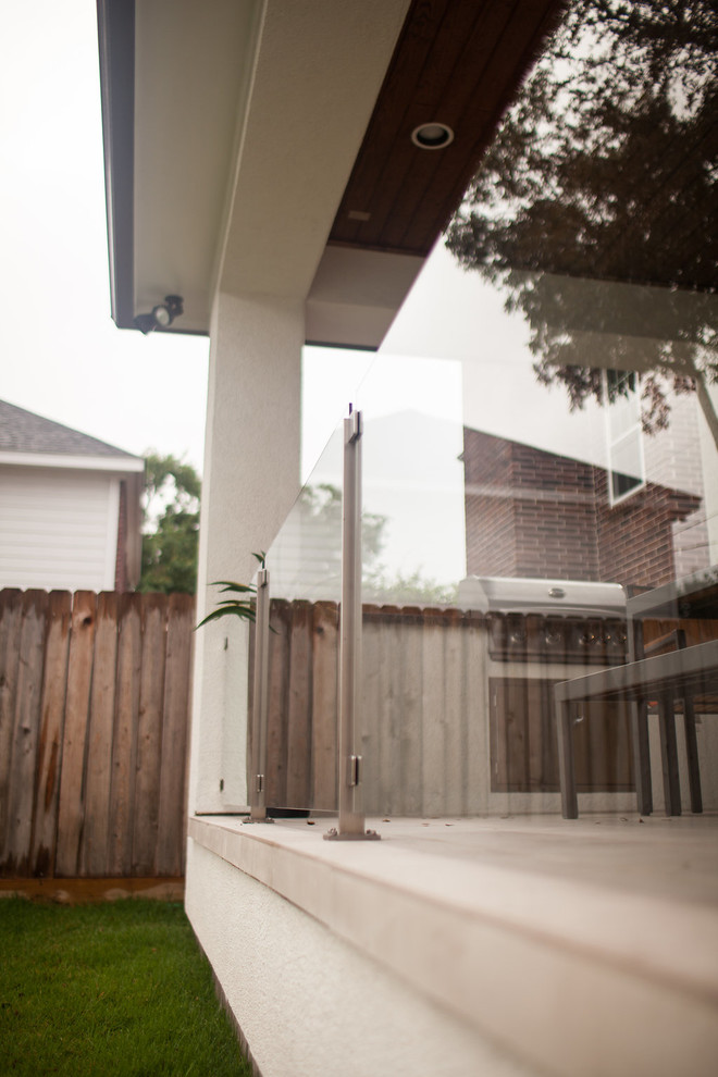 Balcony Glass Railing - Modern - Deck - Houston - by Houston Stair ...