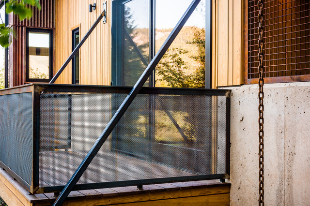 Big Rock House - Rustic - Deck - Seattle - by Johnston Architects ...