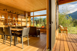 Big Rock House - Rustic - Deck - Seattle - by Johnston Architects | Houzz