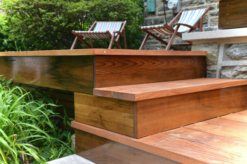 Black Locust & Redwood Deck - Craftsman - Deck - Philadelphia - by ...