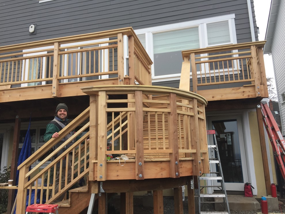 Black Locust Porch - Seattle, WA - Craftsman - Deck - Seattle - by Robi ...