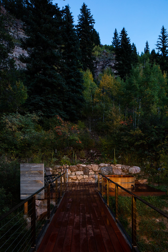 Blueline Architects Contemporary Mountain Residence - Modern - Deck ...