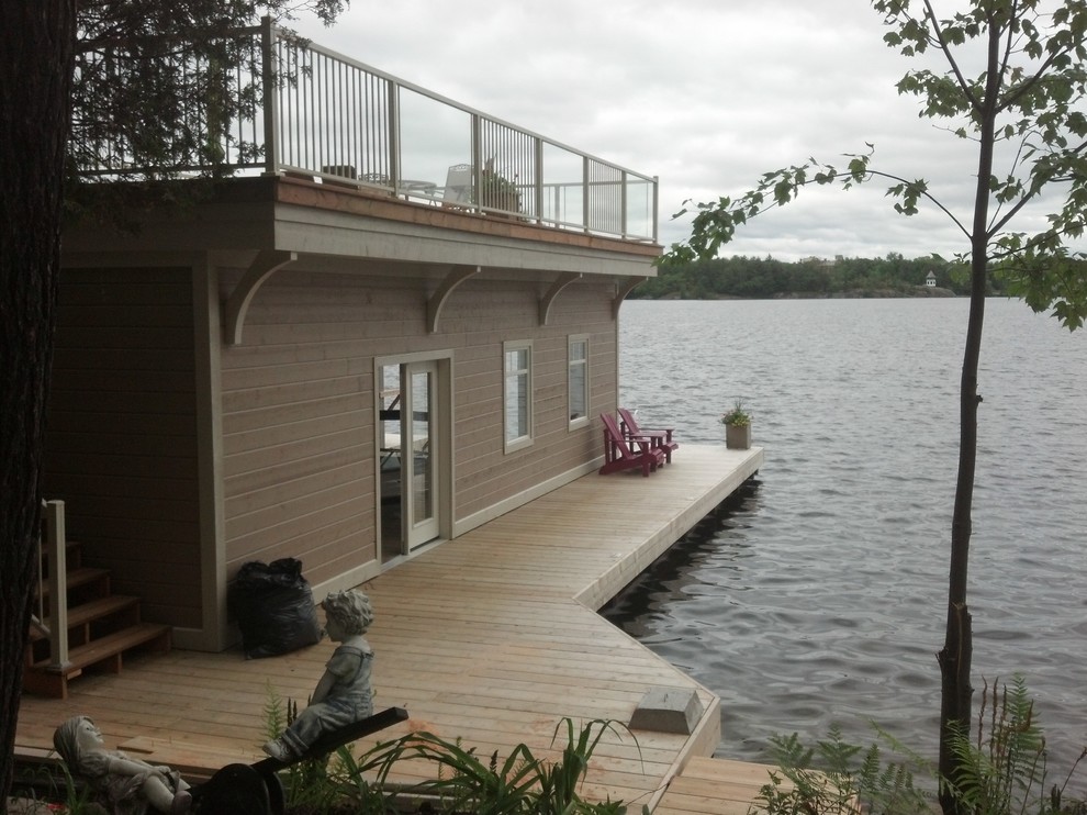 Boathouse - Traditional - Deck - Toronto - by User | Houzz