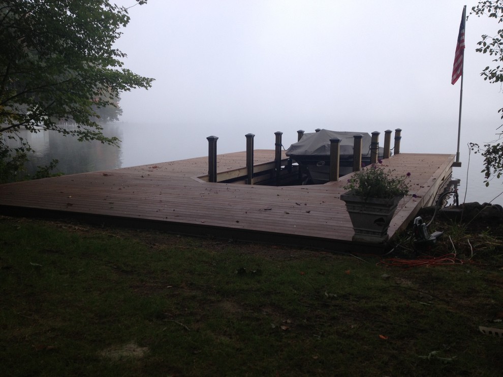 Brazilian Walnut dock - Traditional - Deck - Boston - by Pangburn ...