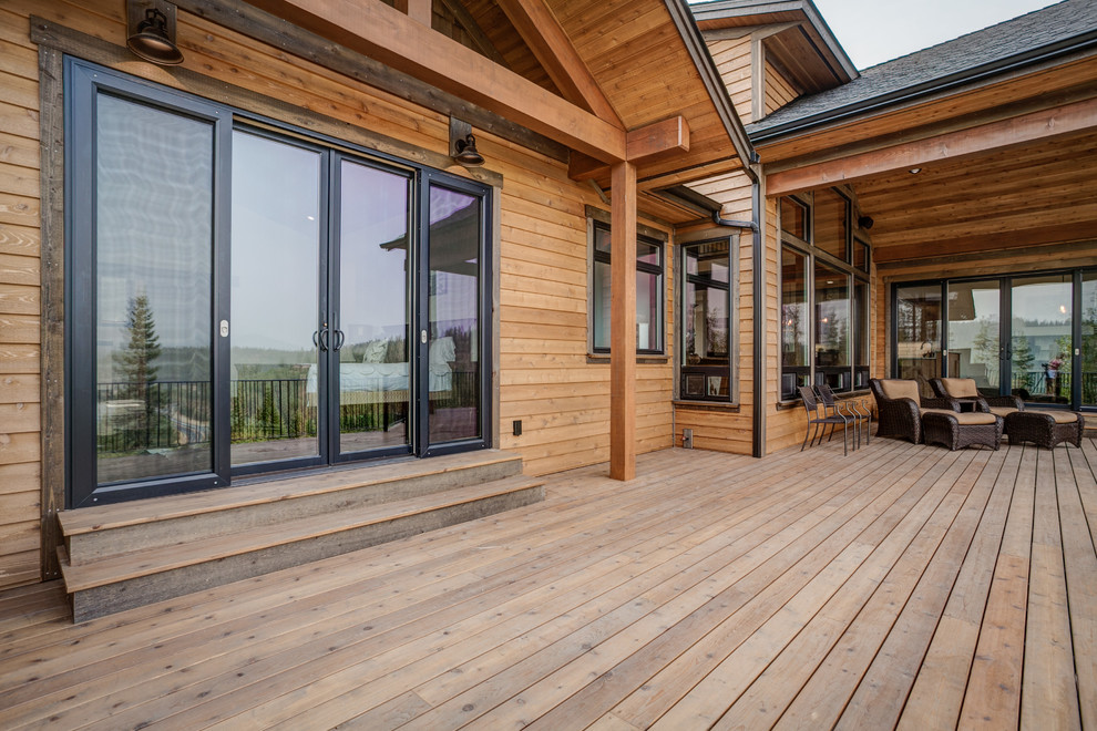 Brewer Custom Home - Rustic - Deck - Seattle - by Creekside ...