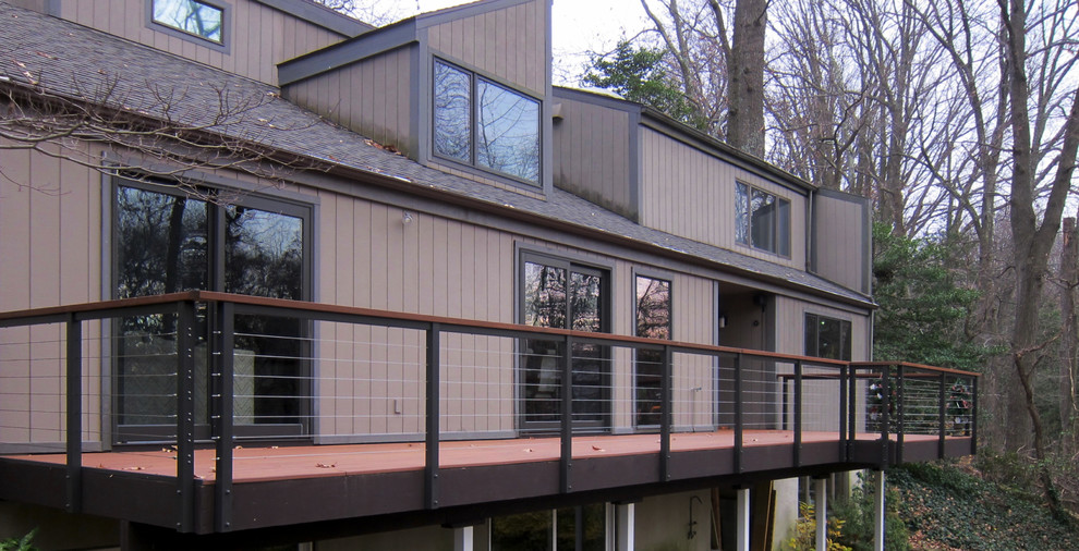 Bronze Aluminum Posts & Inline Support for Deck in Arnold, MD ...