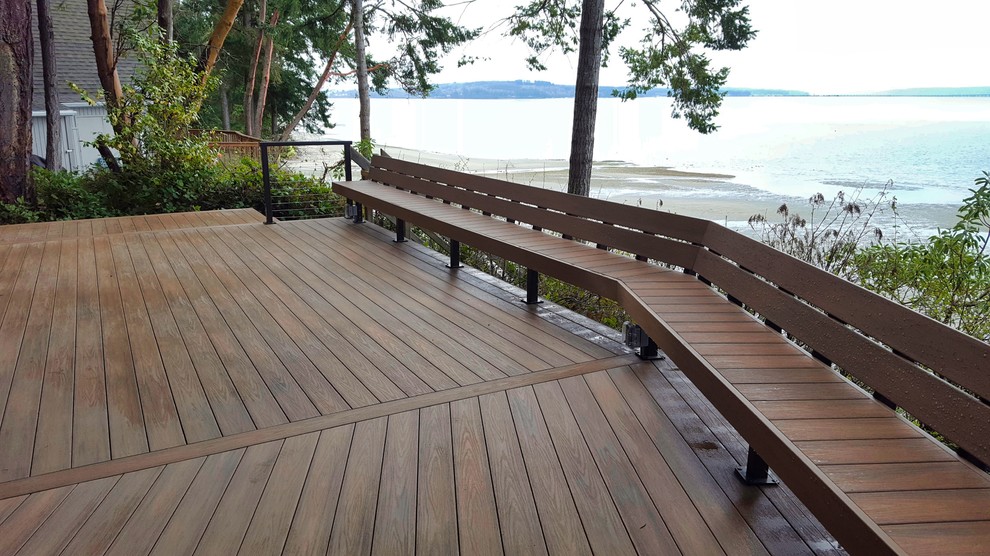 Cabin Deck with a View - Beach Style - Deck - Seattle - by Decks ...