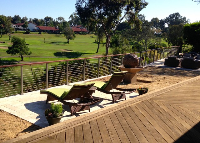 Cable Deck Railing - Contemporary - Deck - San Diego - by San Diego ...