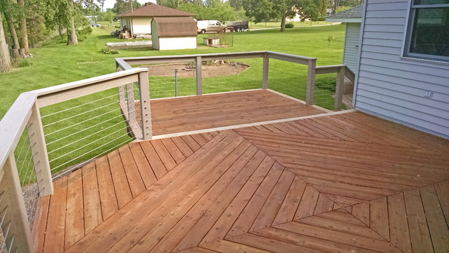 Cable Infill in Minnesota City, MN - Traditional - Deck - Seattle - by ...