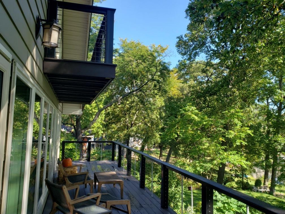 Cable Rail & Azek Hickory Decking - Terrasse en Bois - Chicago - par ...