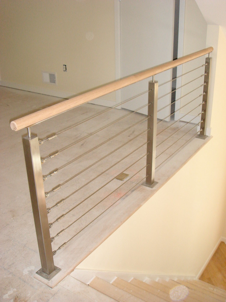 Cable Railing - Modern - Staircase - DC Metro - by IDS Metals / Ar2 ...