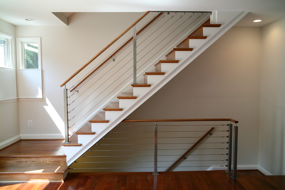Cable Railing - Modern - Staircase - DC Metro - by IDS Metals / Ar2 ...