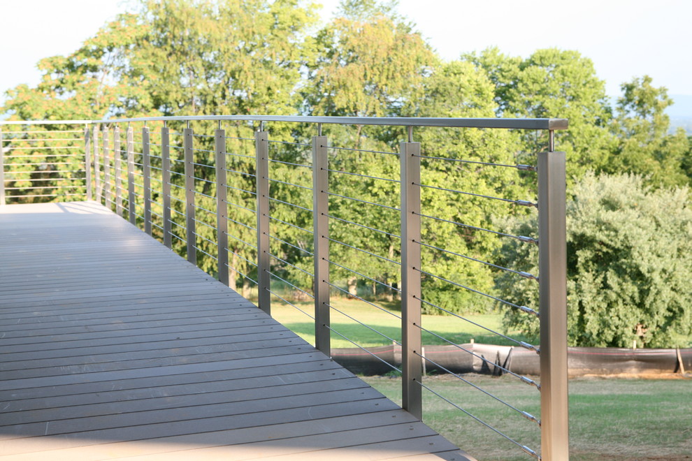 Cable Railing - Modern - Deck - DC Metro - by IDS Metals / Ar2 Design ...
