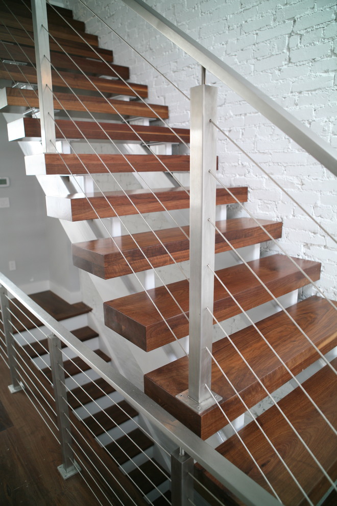 Cable Railing - Modern - Staircase - DC Metro - by IDS Metals / Ar2 ...