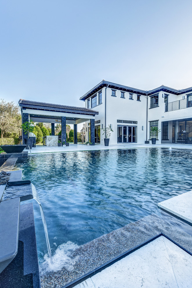 Capri - Limestone Pool Deck Pavers - Beach Style - Deck - Miami - by ...