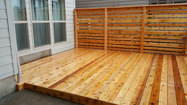 Deck Privacy Wall Construction - Wall Design Ideas