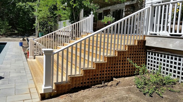 Cedar Stairs - Traditional - Deck - New York - by Brock Johnson ...