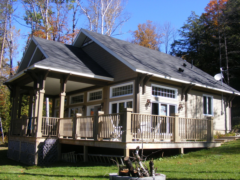 chalet - Traditional - Deck - Montreal - by Dessins RJC Inc. | Houzz